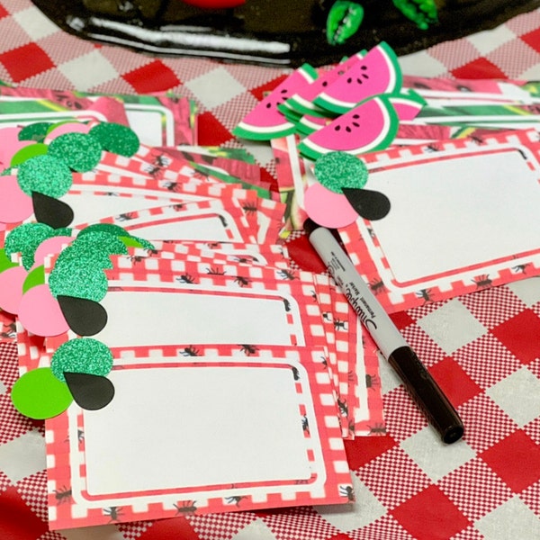 Watermelon Confetti - One in a Melon Theme Party - Tutti Fruiti Party ...