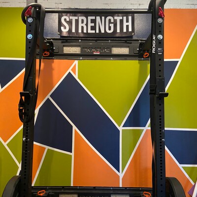 Strength Banner Motivational Home Gym Decor Large Quote - Etsy