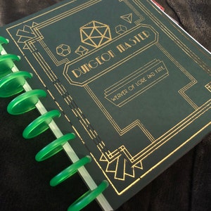 Dice Gold Foil Covers for Player's Notebook - Etsy
