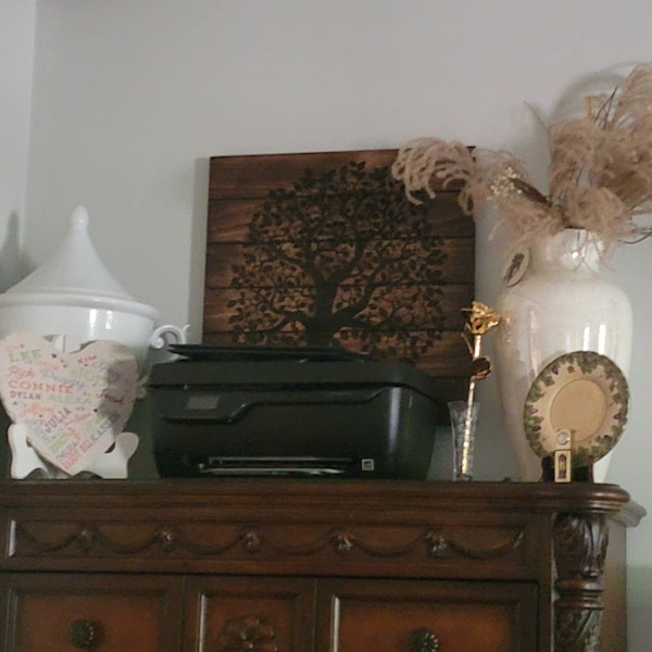 Tree of Life Wooden Sign, Tree Wall Hanging, Laser Engraved Wooden Sign ...