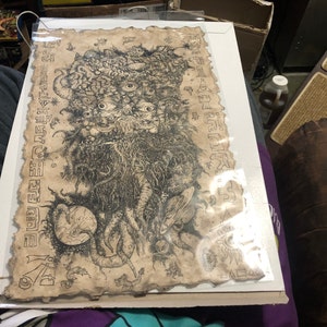 The Kraken 11x17 Scroll - Etsy