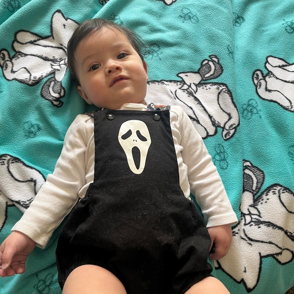 Scream Horror Overall Romper Jumpsuit - Etsy