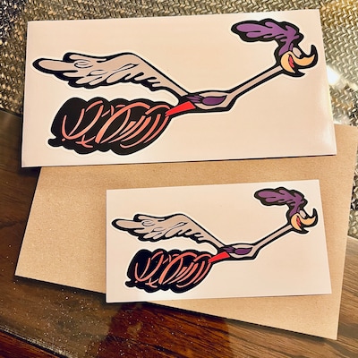 Vintage Plymouth Road Runner Logo Vinyl Decal Sticker multiple Sizes ...