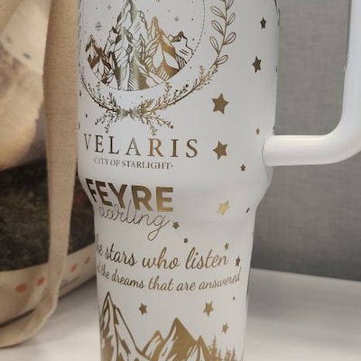 40 Oz Acotar Pattern Stanley Tumbler Cup - Etsy