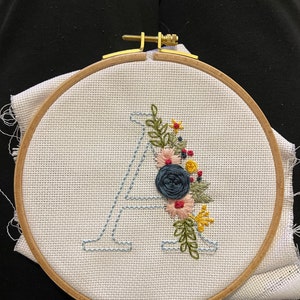 Complete Alphabet Embroidery, Pdf Pattern Letter Embroidery Design With ...