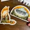 Adventure Sticker, Adventure Starts Here, Outdoors Stickers, Mountain ...