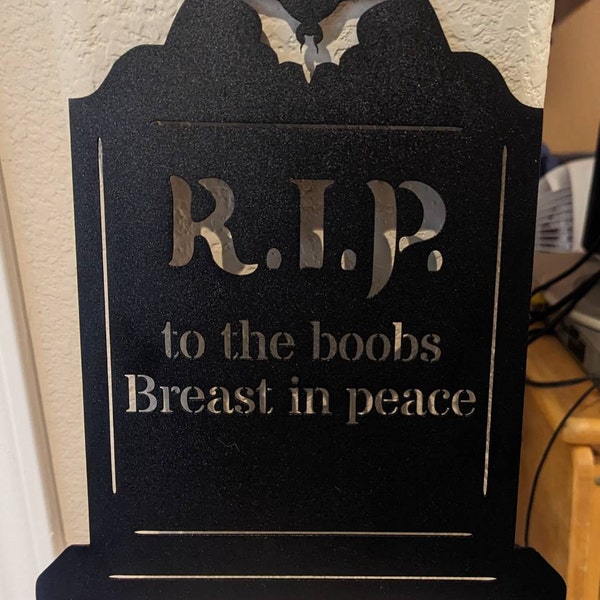 Metal Custom Halloween Headstone Sign | Custom Graveyard Yard Art | 22 ...