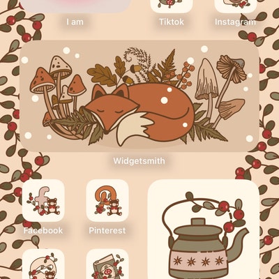 Ios 14 Theme Cottagecore Icons Ios App Icon Green iPhone Android ...