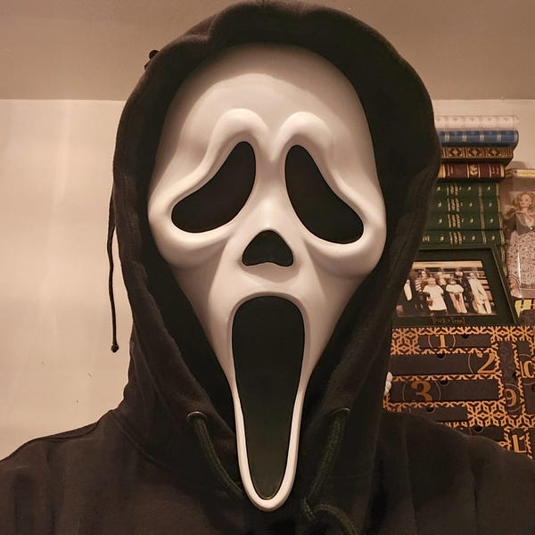 Custom White Shrouded Scream Mask Replica - Etsy