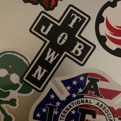 Jobtown Firefighting Sticker - Etsy