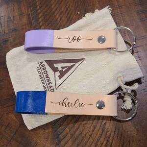 Lighthouse Keychain Leather Key Fob Leather Keychain - Etsy
