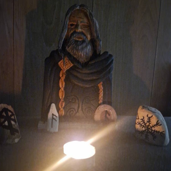 Odin Wanderer God Norse Altar Statues Odinism - Etsy