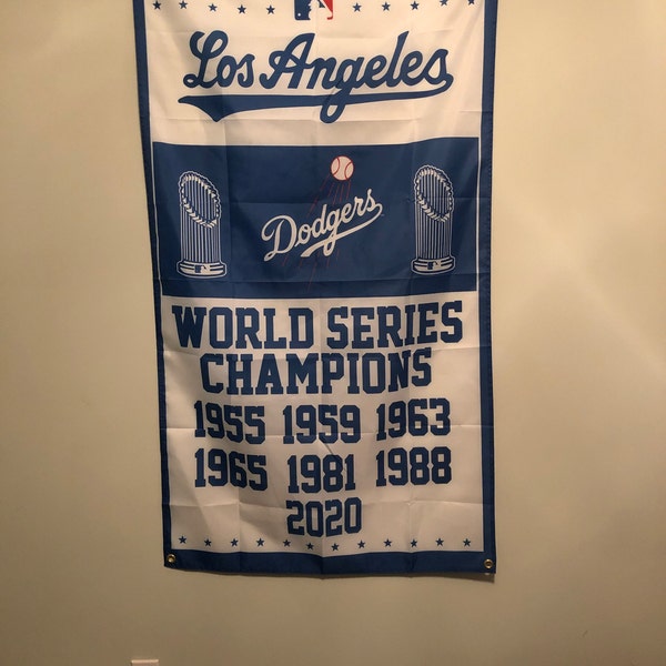 Los Angeles Dodgers World Series Championship Flag - Etsy
