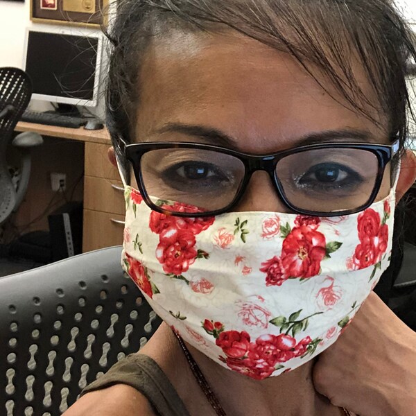 Tropical Birds and Flowers Face Mask - Etsy