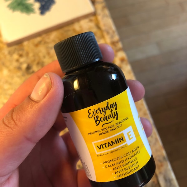 Organic Vitamin E Oil for Scars -USDA Certified 100% All Natural Plant ...