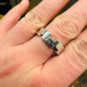 925 Sterling Silver Cross Praying Hands Ring Handcrafted - Etsy