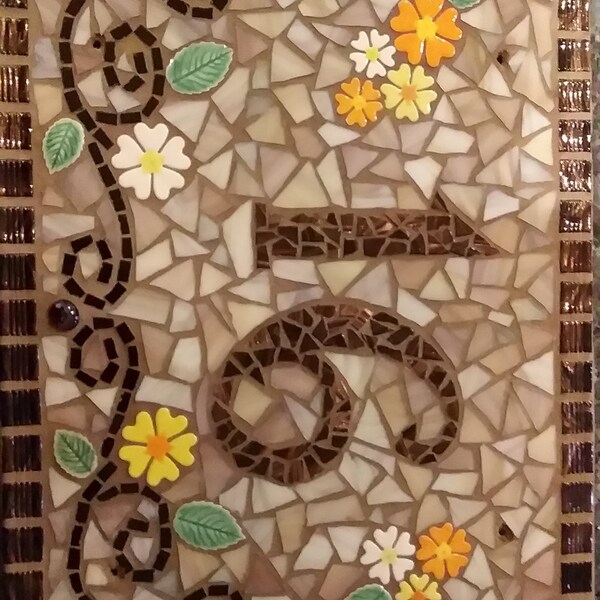 8 Ceramic Mosaic Leaf Tiles, Handmade, Glazed With Veins 2 Sizes - Etsy