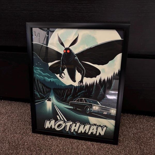 Wendigo Folklore Poster Algonquin Myth Creature Art, Creepy Forest ...