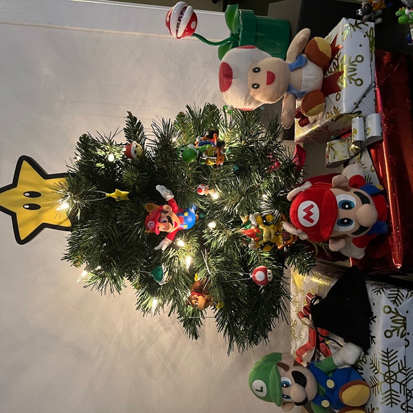 Christmas Tree Topper: Super Mario Bros Star - Etsy
