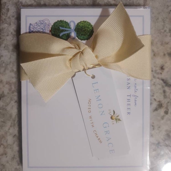 Hydrangea Notepad to Do List Notepad Custom Memo Pad Personalized Notepad Personalized Note Pads ...