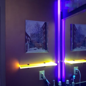 Perspex/acrylic Coloured Shelves Smoked Dark Grey for - Etsy