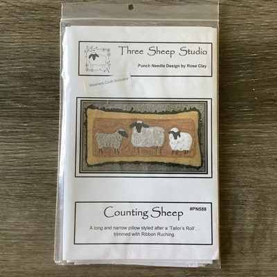 Counting Sheep Punch Needle Pattern PN588 Needlepunch Embroidery - Etsy