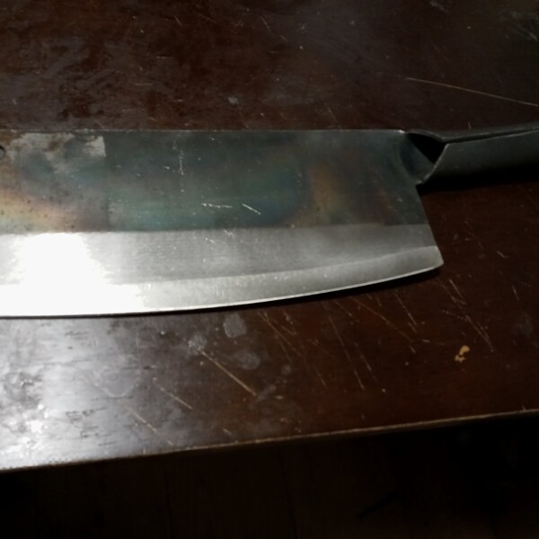 Crude Premium Chinese Cleaver Vegetable Chef Knife, 8 Inch Narrow ...