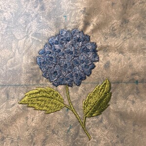 Hydrangea Machine Embroidery Design 2 Sizes - Etsy