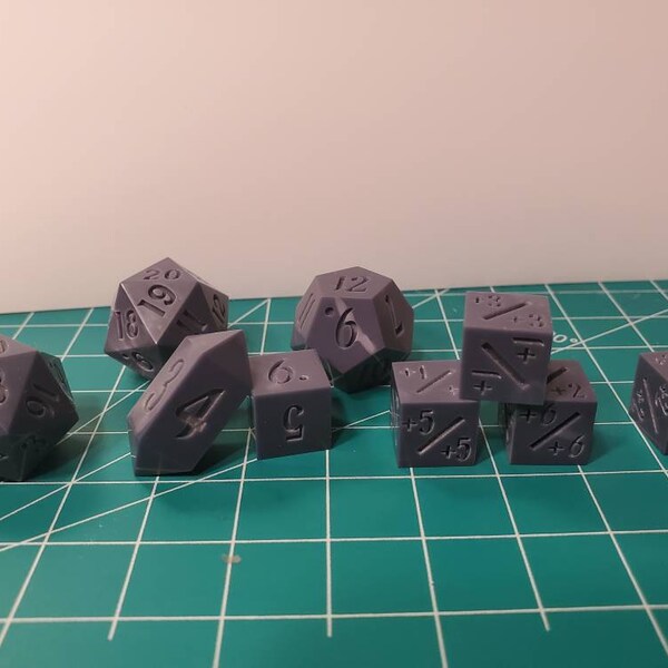 Master Set of Custom Dice 3D Printed - Etsy