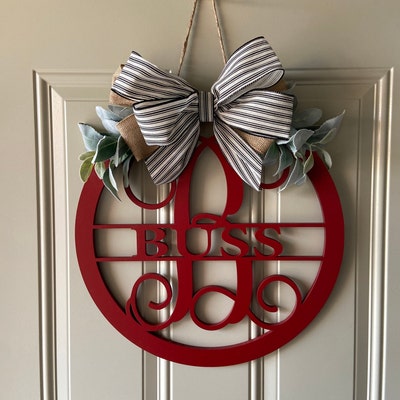 Autism Awareness Door Wreath Autism Mom Front Door Wreath Puzzle Wreath ...