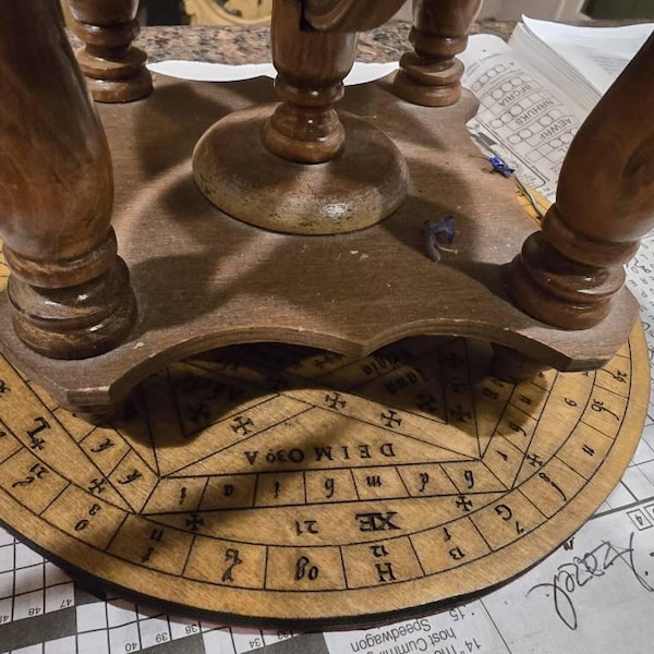 Sigil of Ameth | Engraved Wooden Altar Plate | Choice of Sizes | Symbol ...