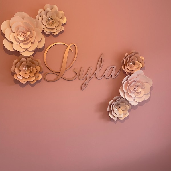 Wall Name, Wooden Name, Kids Wall Letters, Children's Name Plaque, Name ...