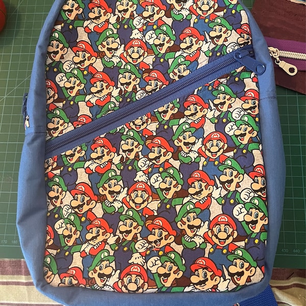 Charlie Sling Bag PDF Sewing Pattern, Sling Backpack Pattern, 3 Front ...