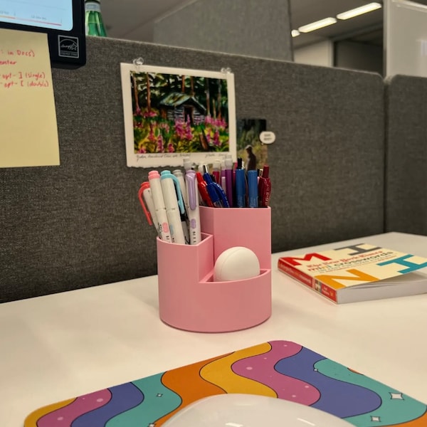 Minimal Sticky Note Holder Office Decor Desk Decor Desk Accessory Decor ...