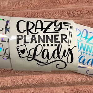 Crazy Planner Lady SVG Planner Girl Cut File Mom Shirt - Etsy