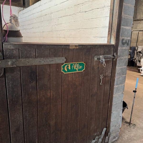 Rat Room Sign Yard Signs Riding School Stable Name Plate Sign Stable ...