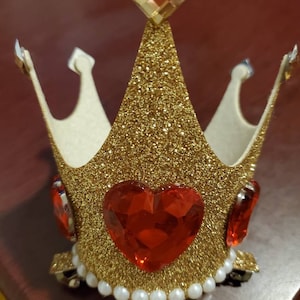 Queen of Hearts Crown, Queen of Hearts Headband, Queen of Hearts ...