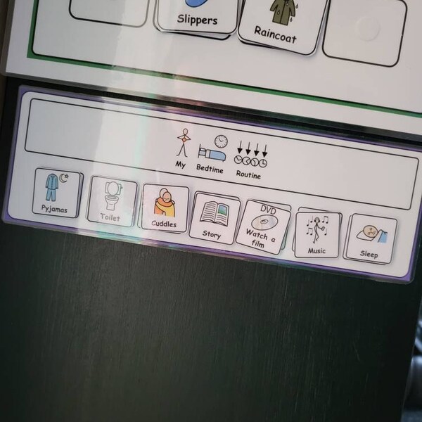 My Getting Dressed Chart Visual Support Visual Aid for Asd/adhd/add ...