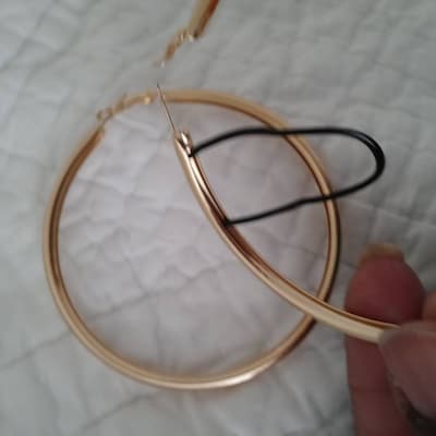 Oversized Big Hoop Earrings for Women 90mm. Endless Circle - Etsy