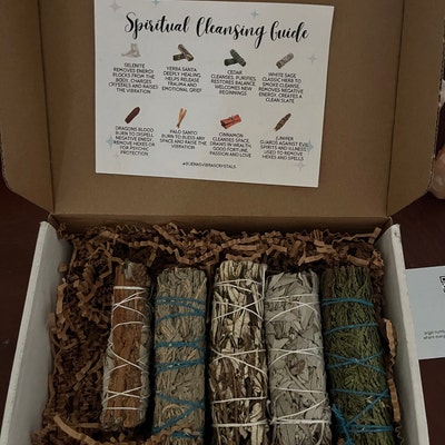 Sage Cleansing Essentials Variety Pack With White Sage Yerba - Etsy