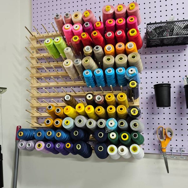 144 Spool Thread Rack-2 Inch Spacing Thread Storage, Thread ...