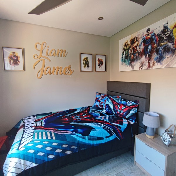 6 Watercolor Dripping Art Superheroes, Watercolor Illustration ...