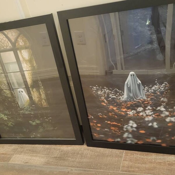 Ghost in the Forest, Vintage Poster, Art Poster Print, Dark Academia ...