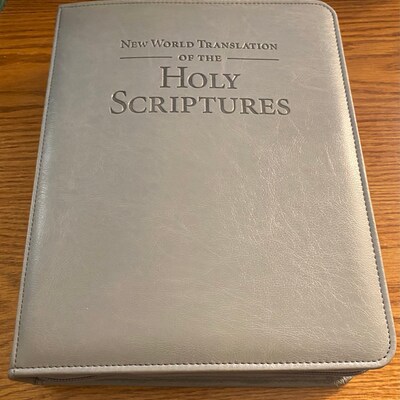 Large Bible Cover Jw English Bible Cover Jw Gift Elders Gifts Pioneer ...