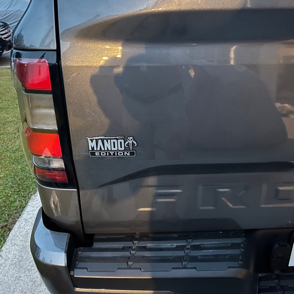 Custom MANDO EDITION Automobile Car Emblem TYPE 2 - Etsy