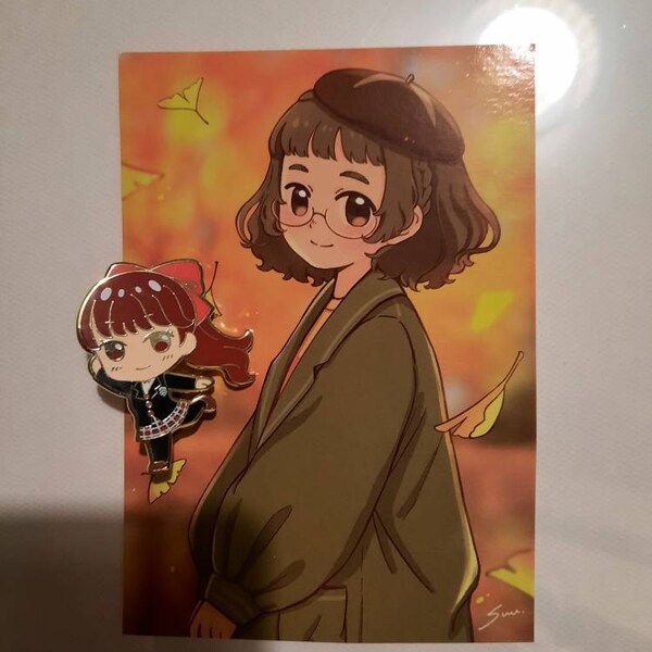 Phantom Thief Kasumi/sumire Yoshizawa "the Violet" Enamel Pin - Etsy