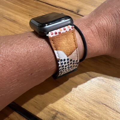 Rustic Abstract Shapes Apple Watch Band Series 3 4 5 6 7 8 SE 38mm 40mm ...