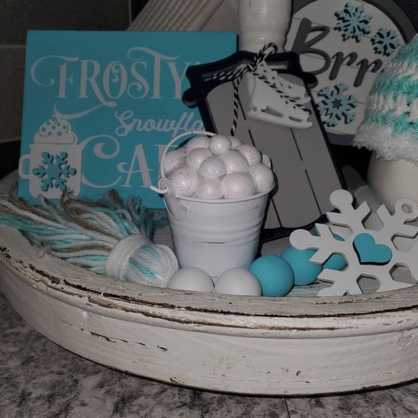 Let It Snow | Mini Bucket of Snowballs | Mini Pail of Snowballs | Rae ...
