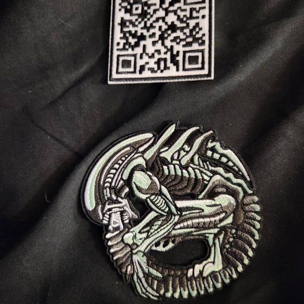 Rickroll QR Code Embroidered Iron on Patch - Etsy