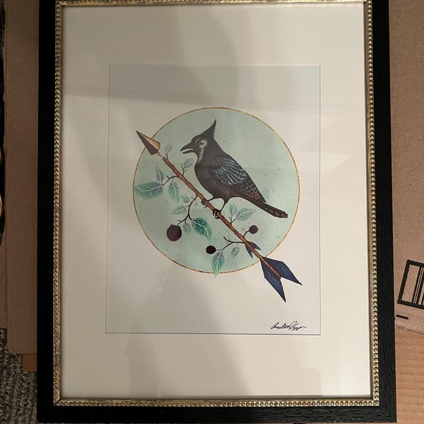 Crow Effigy 8x10" Print - Etsy